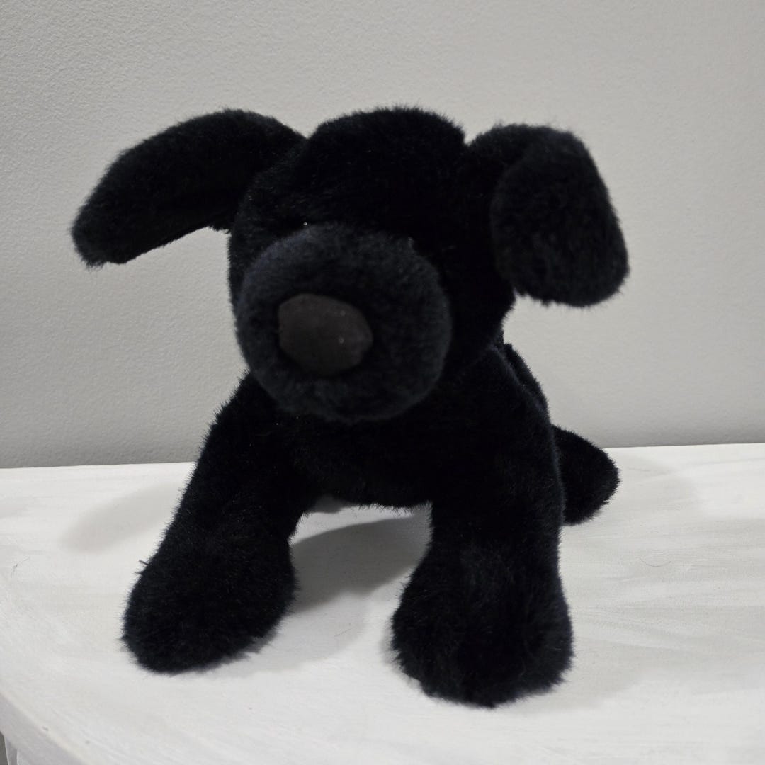 Gund Buzzle Black Labrador Retriever Plush Dog Stuffed Animal Puppy ...