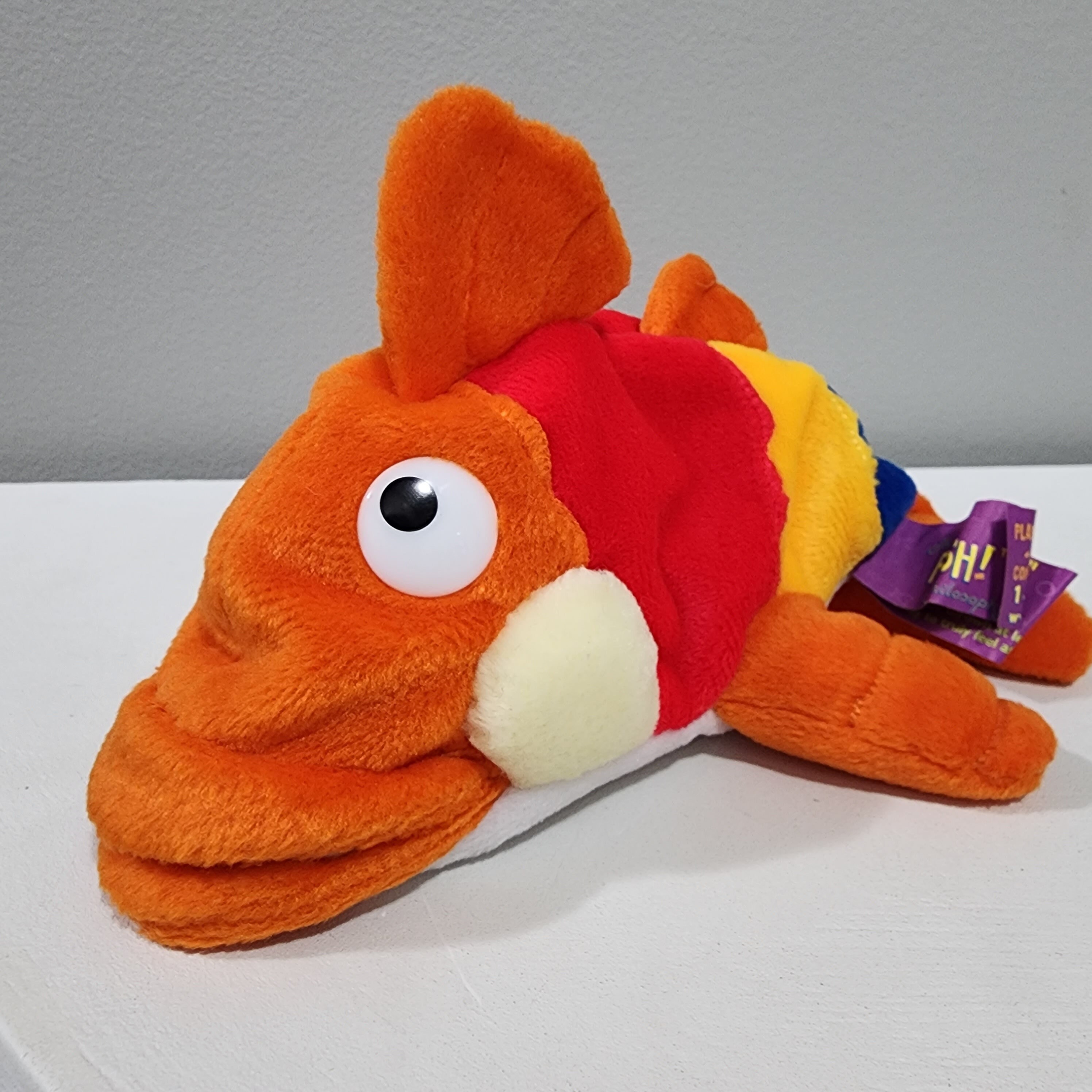 The Fish Philosophy Pete the Perch Stuffed Plush Beanie Orange - Etsy UK