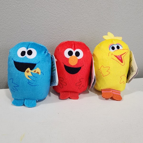 Sesame Street Mini Plushies - Etsy