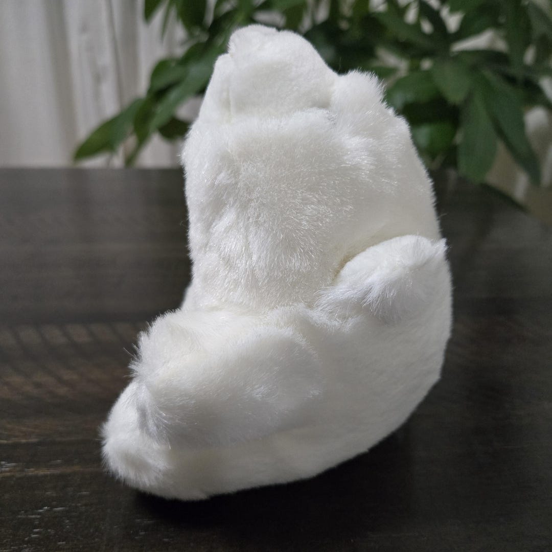 Vintage Gund Snuffles Plush 6" Small White Stuffed Animal 1980s Polar ...