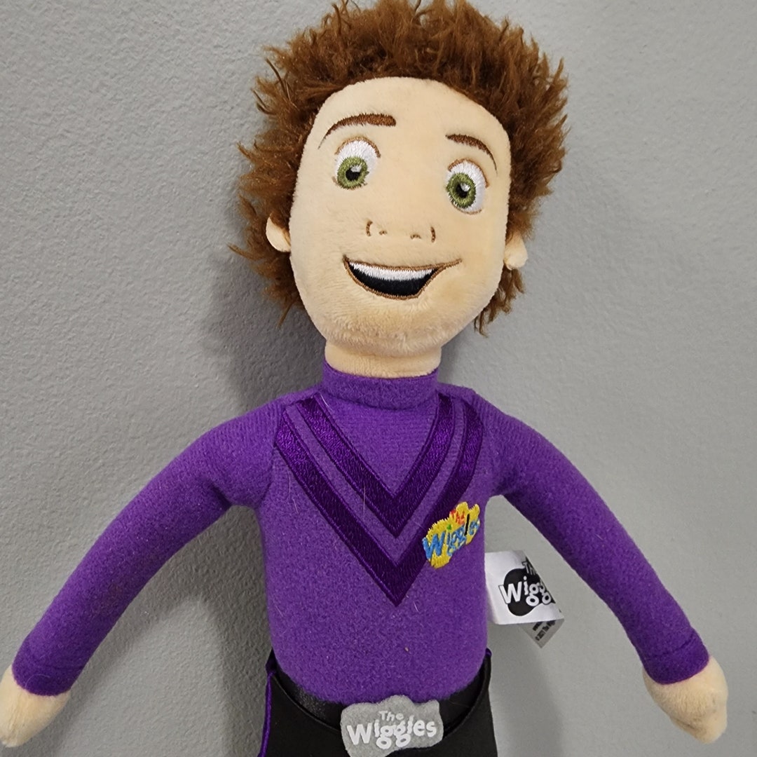 The Wiggles Purple Wiggle Lachy 14 Plush Doll Kids Musical Group Mighty ...