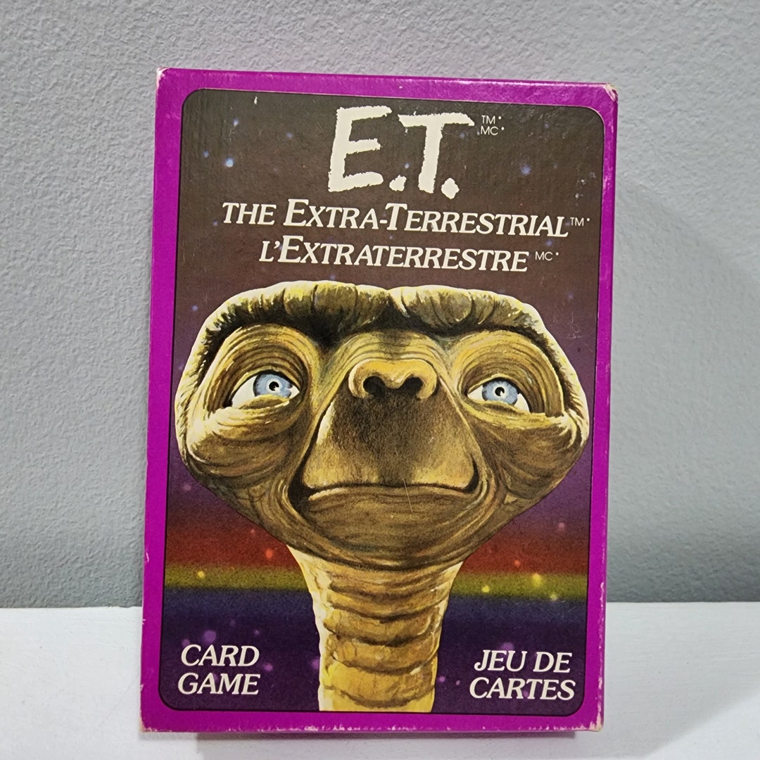 Vintage E.T. the Extra-terrestrial Card Game parker Brothers, 1982 - Etsy