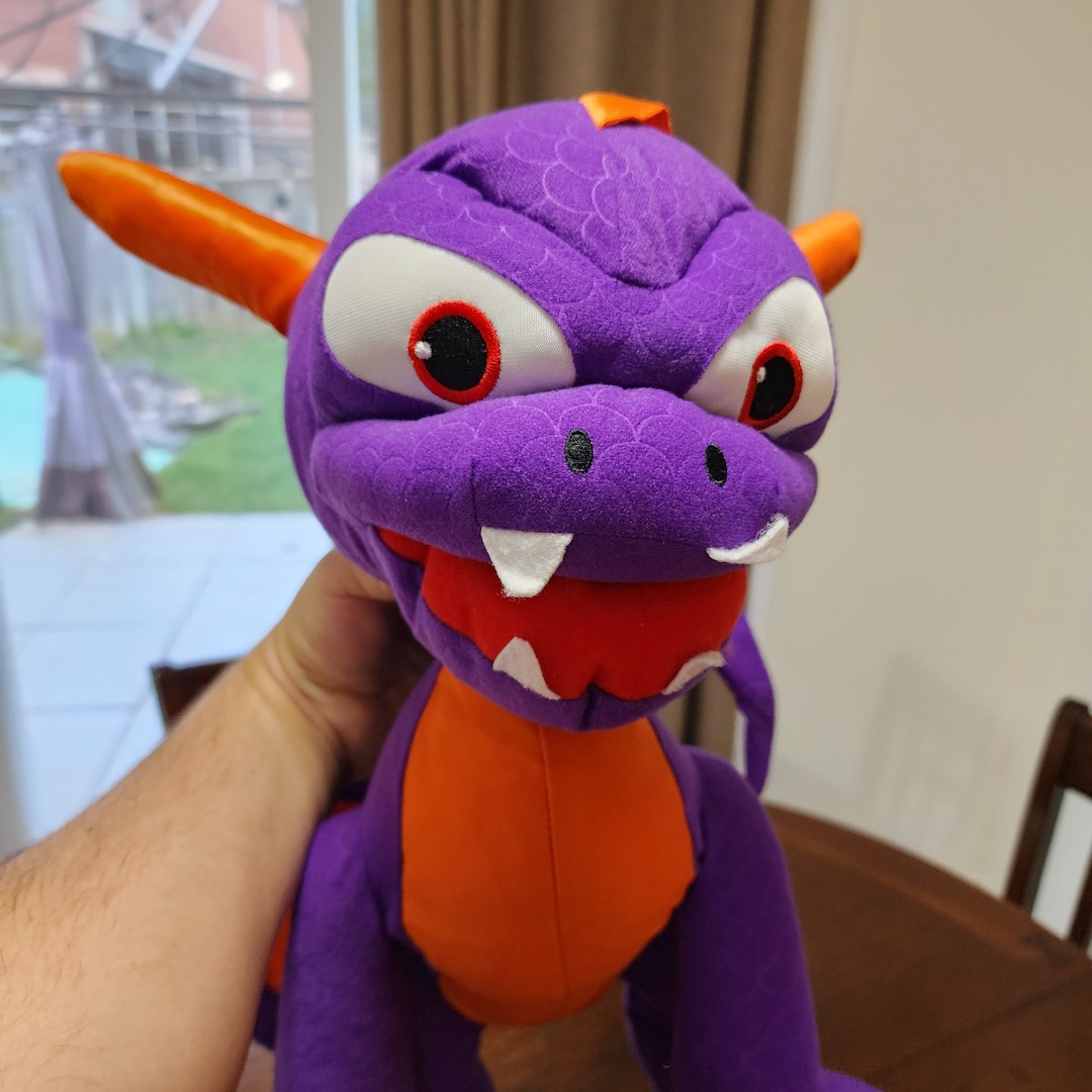 Huge 36 Inch Spiro the Dragon Skylanders Plush Stuffed Animal - Etsy