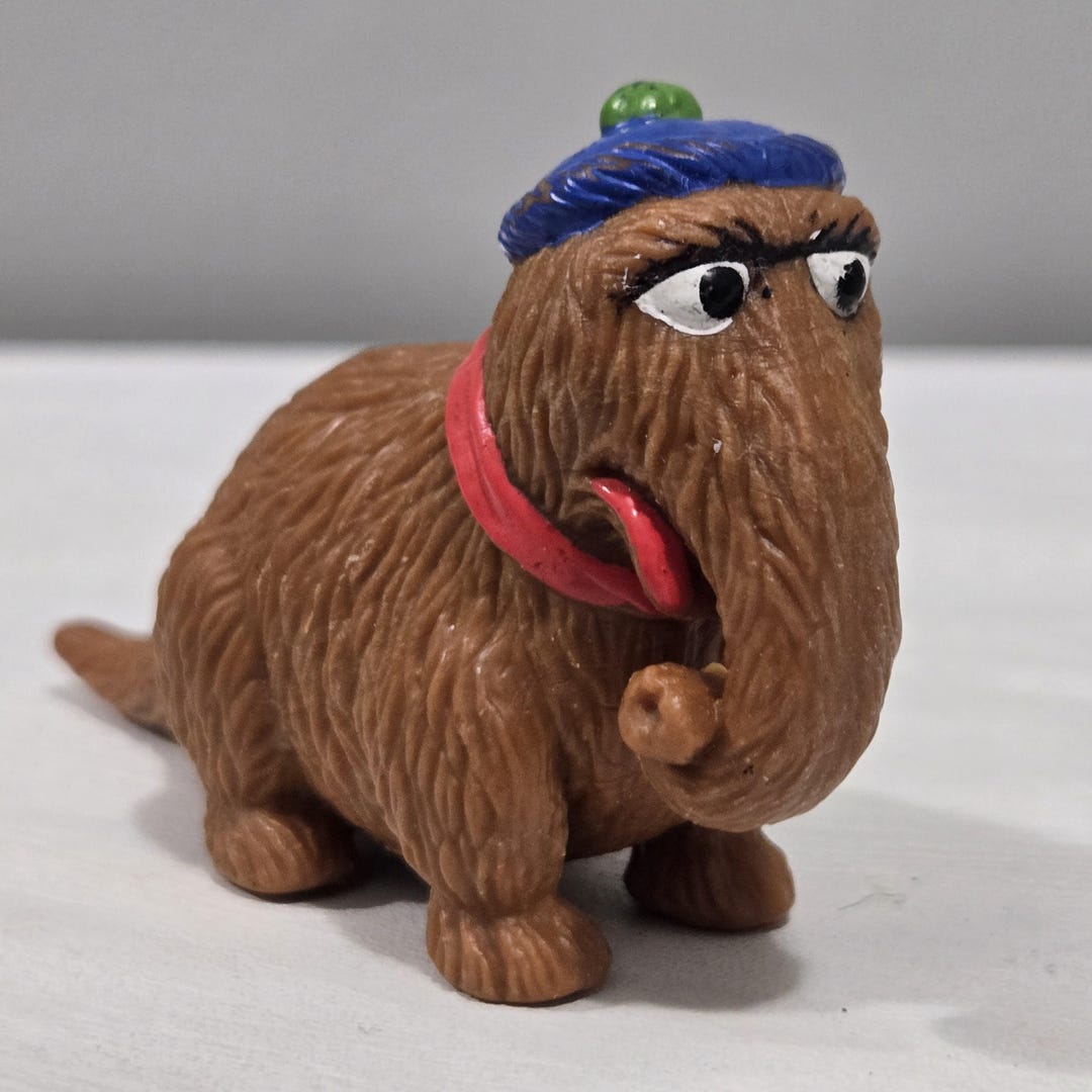 Applause SNUFFLEUPAGUS Snuffy Puppet Sesame Street 3.5” PVC Figureine ...