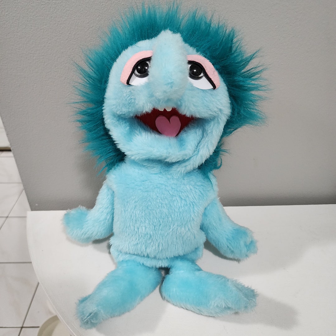 Vintage Handmade Puppet Marionette Blue Alien Monster Creature - Etsy