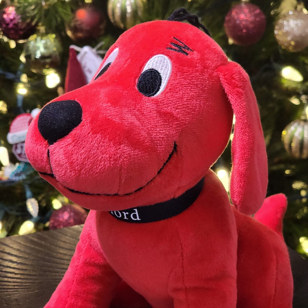 Clifford the Big Red Dog Sitting Plush Animal 10 Inch - Etsy