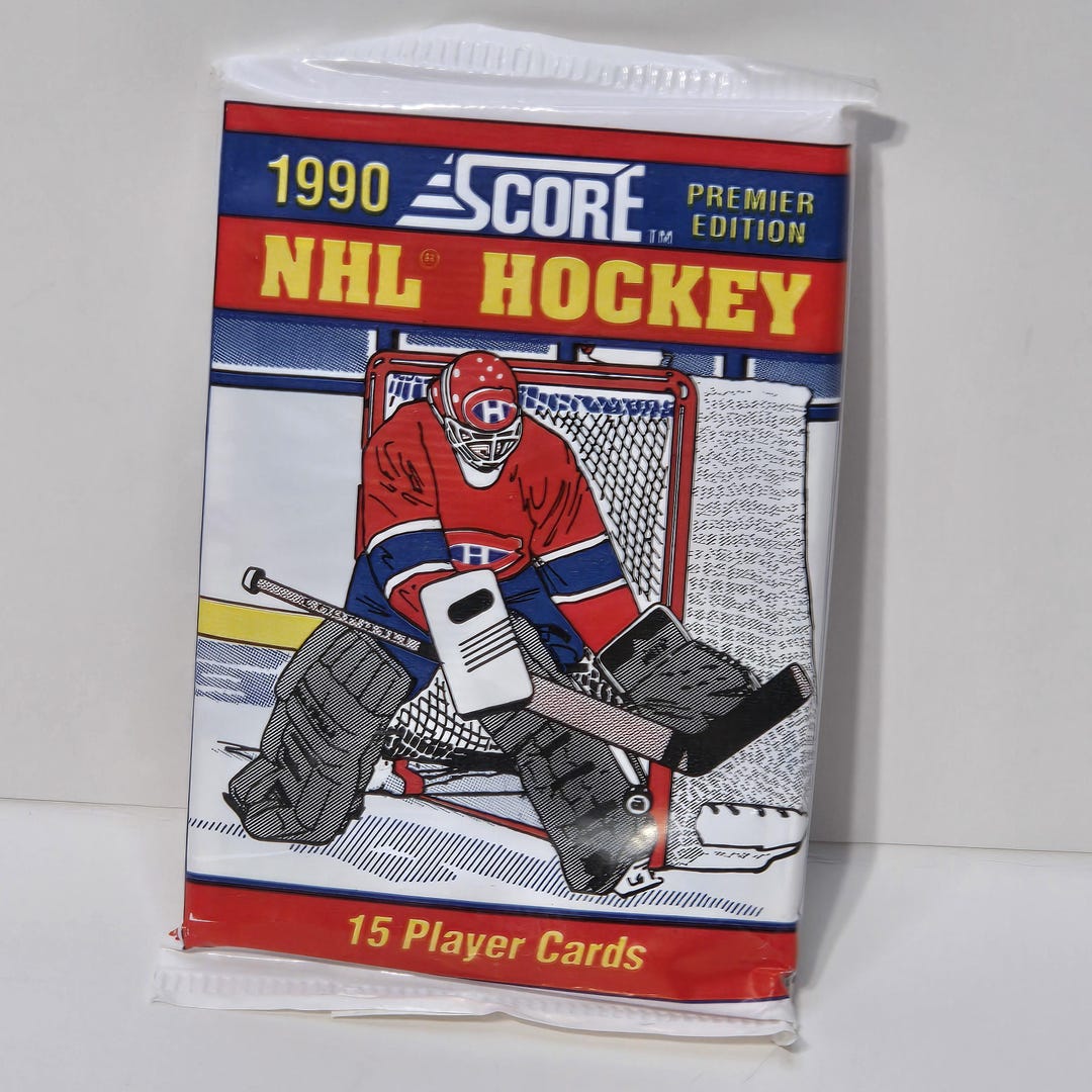VINTAGE -1990 Score NHL Hockey Premier Edition ONE Factory Sealed Pack ...