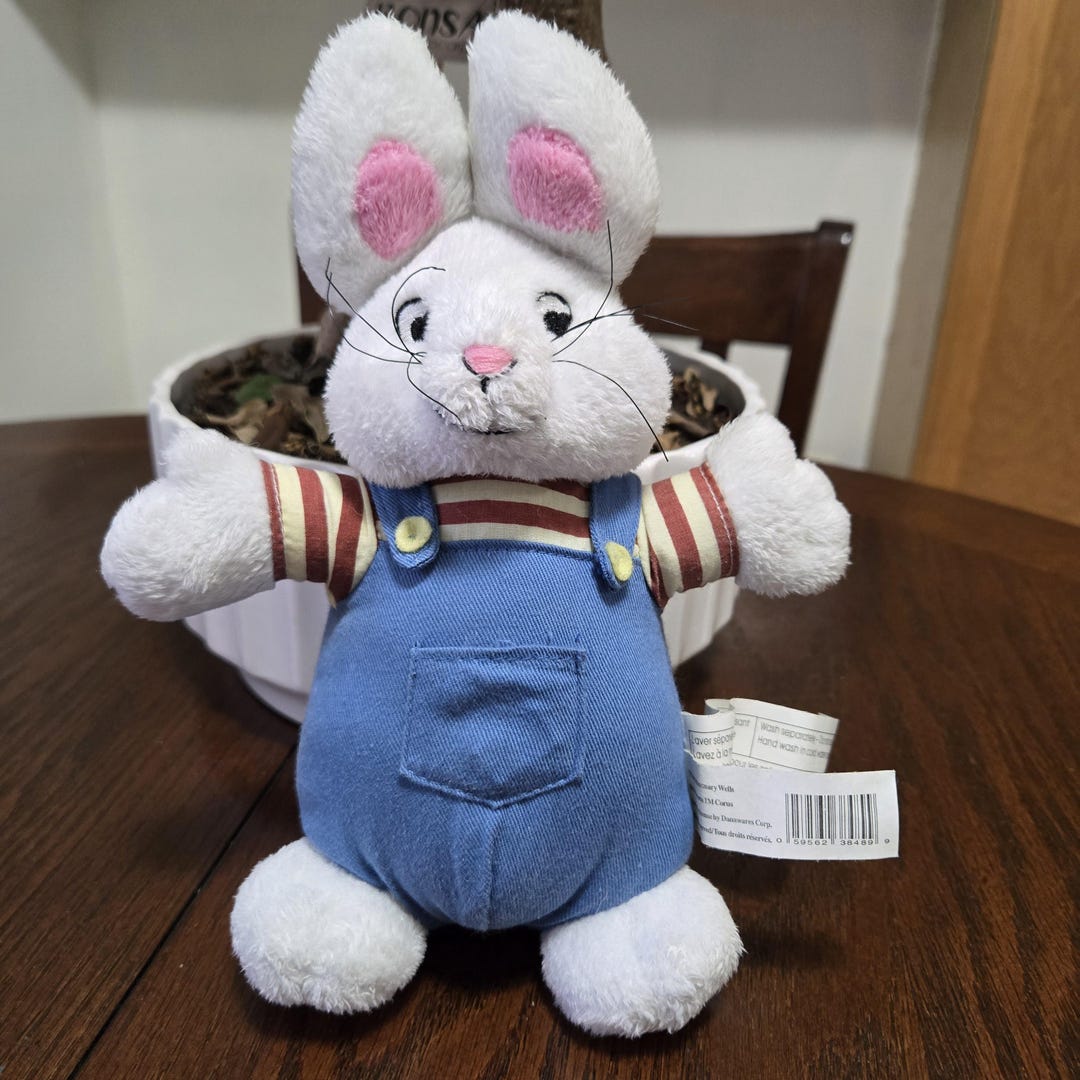 Max and Ruby 8 Inch Max Plush Bunny Rabbit Doll Kids TV Treehouse ...