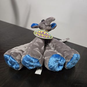 Limbo Legs Blue Elephant Stuffed Plush 6 Vintage 2000 Jakks Pacific Inc ...