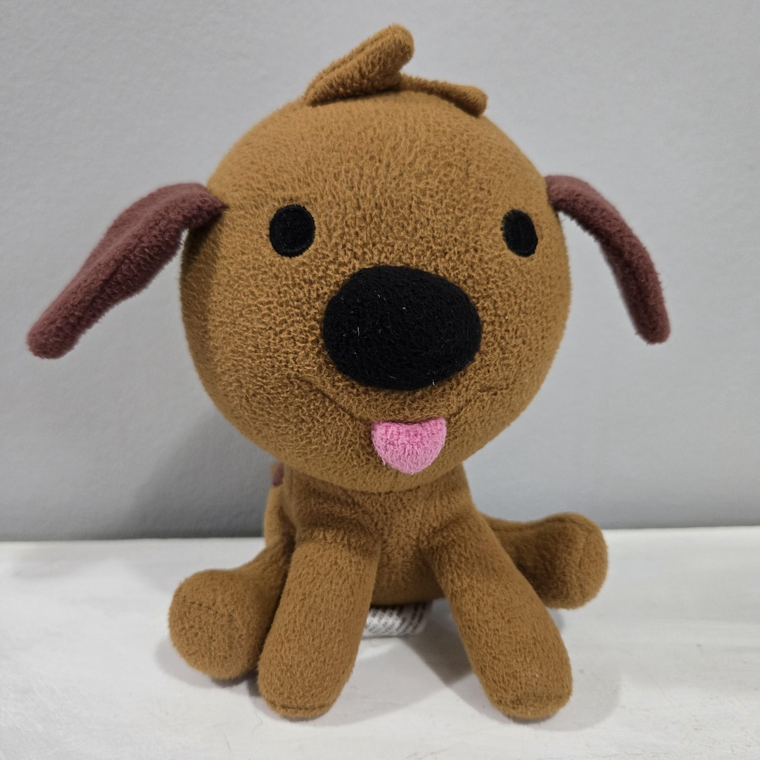 Sago Mini HARVEY Dog Plush 6" Brown Sitting Puppy Kids App Stuffed ...
