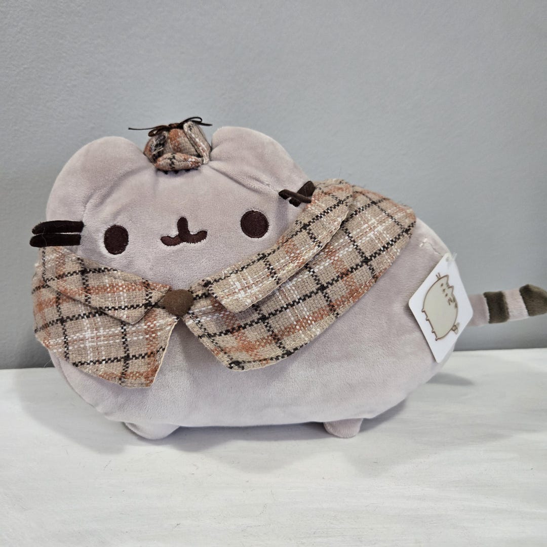 Gund Pusheen Detective Cat Sherlock Holmes Cat 12” Long With Tags - Etsy