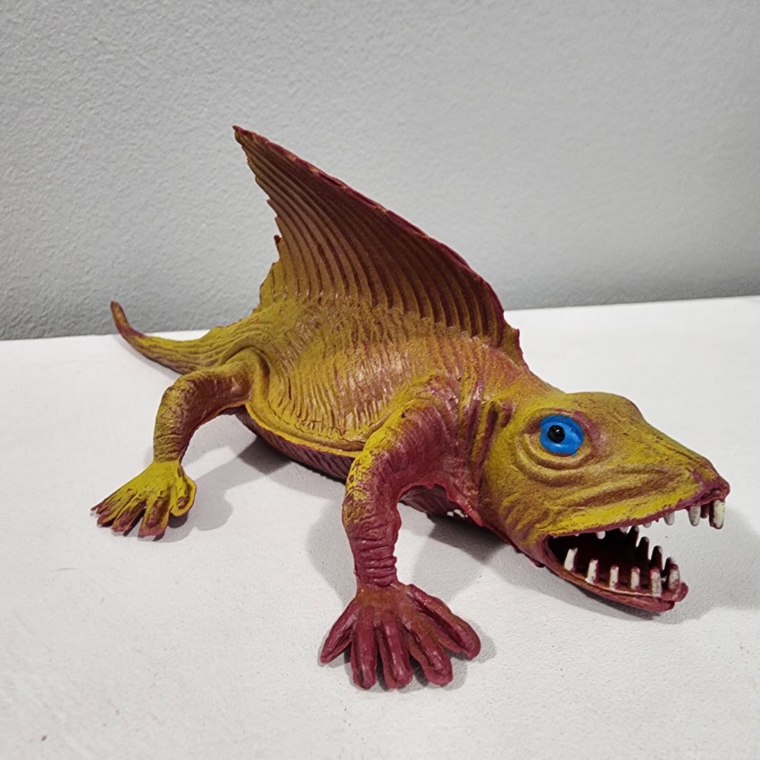 Vintage Rubber Dinosaur Dimetrodon Retro Toy 6 Inch - Etsy