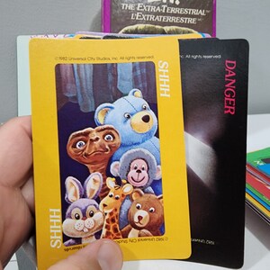 Vintage E.T. the Extra-terrestrial Card Game parker Brothers, 1982 - Etsy