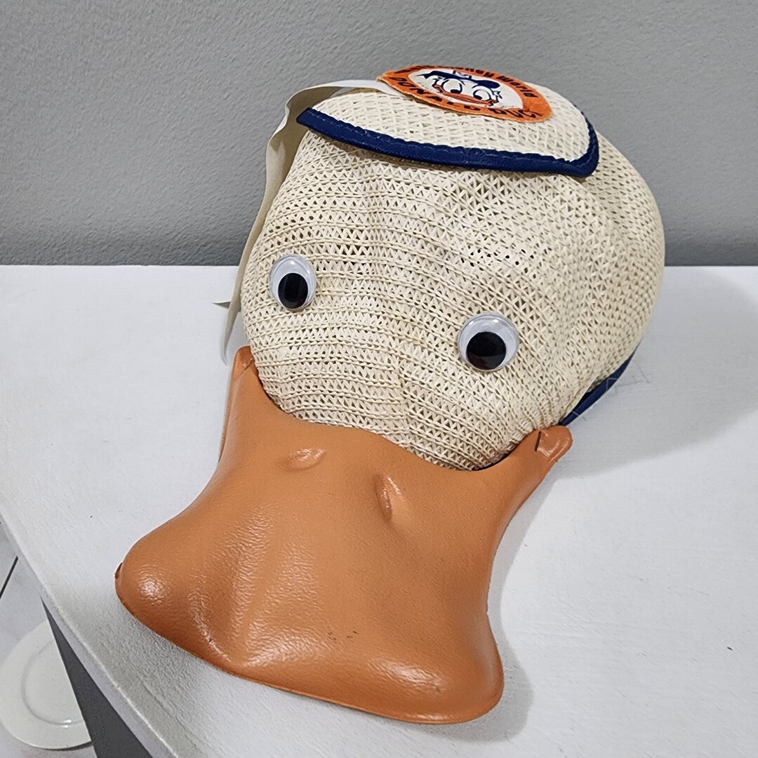 Vintage Walt Disney World Donald Duck Hat W/ Duckbill - Etsy