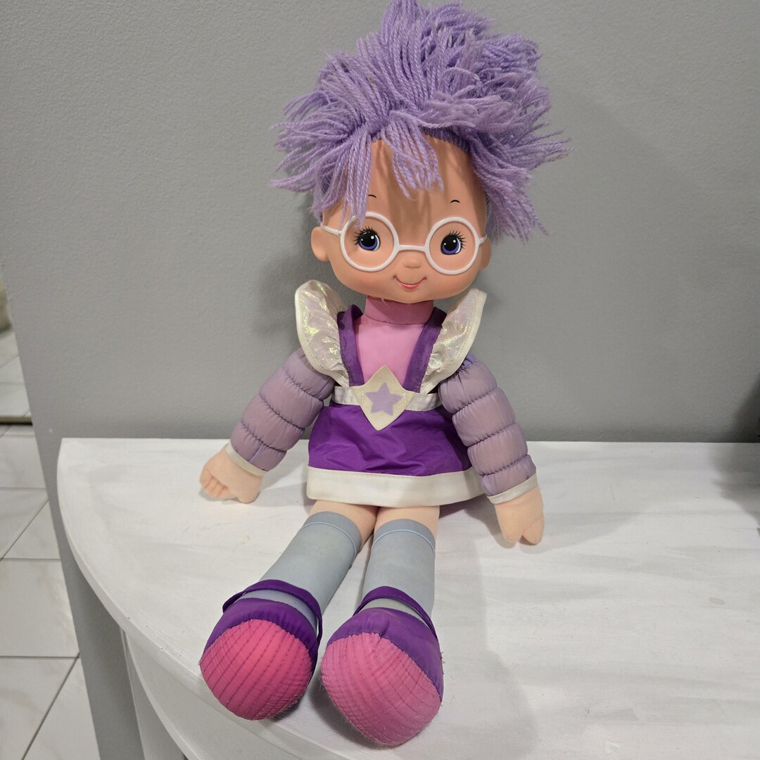 1983 Rainbow Brite Shy Violet Vintage 18 Large Doll Mattel Hallmark VTG ...