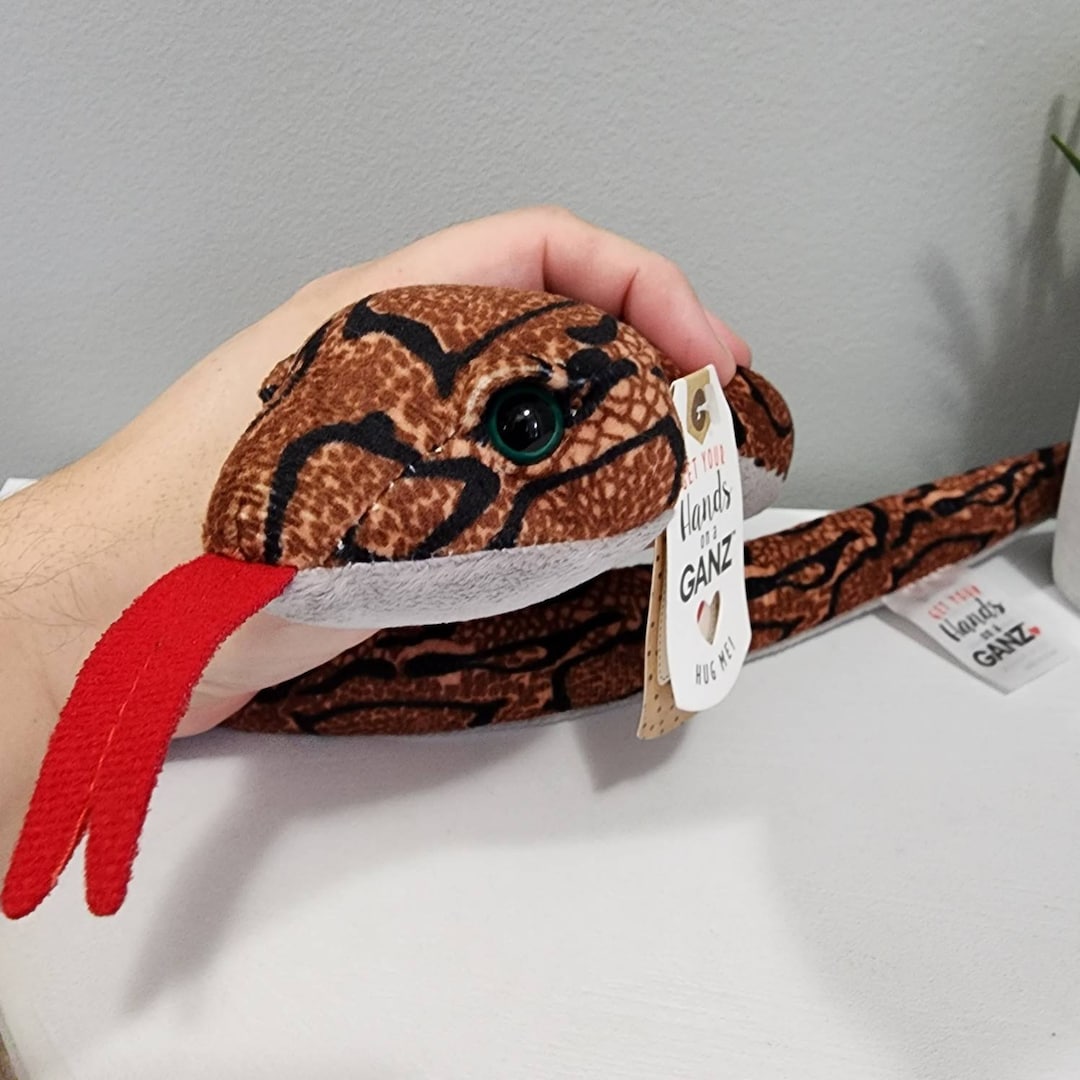 GANZ Stuffed Snake Toy Over Two Feet Long Kids Toy Gift - Etsy