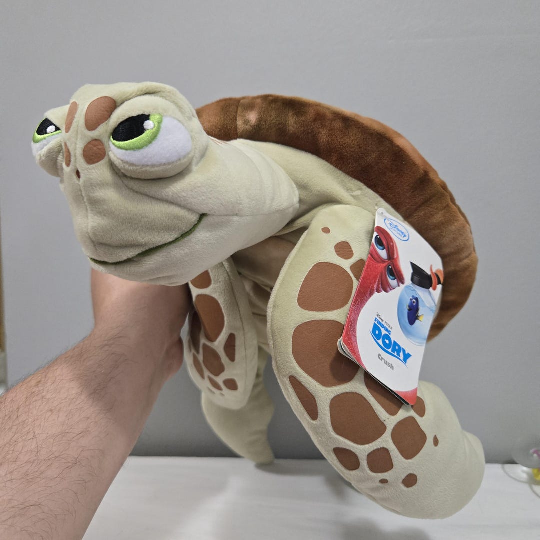 Disney Store Pixar Crush Finding Nemo Dory Sea Turtle Plush Stuffed ...