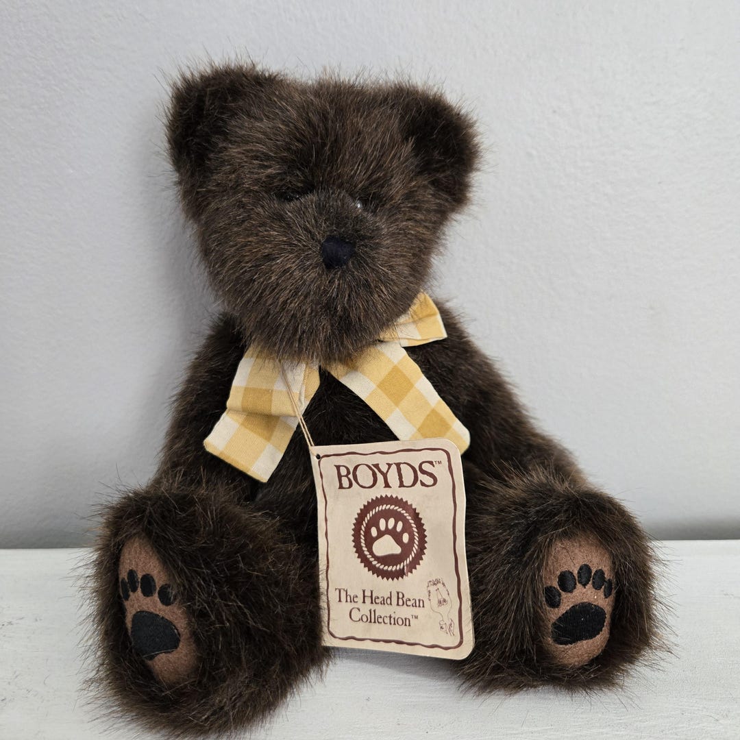 Vintage Boyds Bears HB Collection Wally B Beartoes 9” Jointed Plush - Etsy