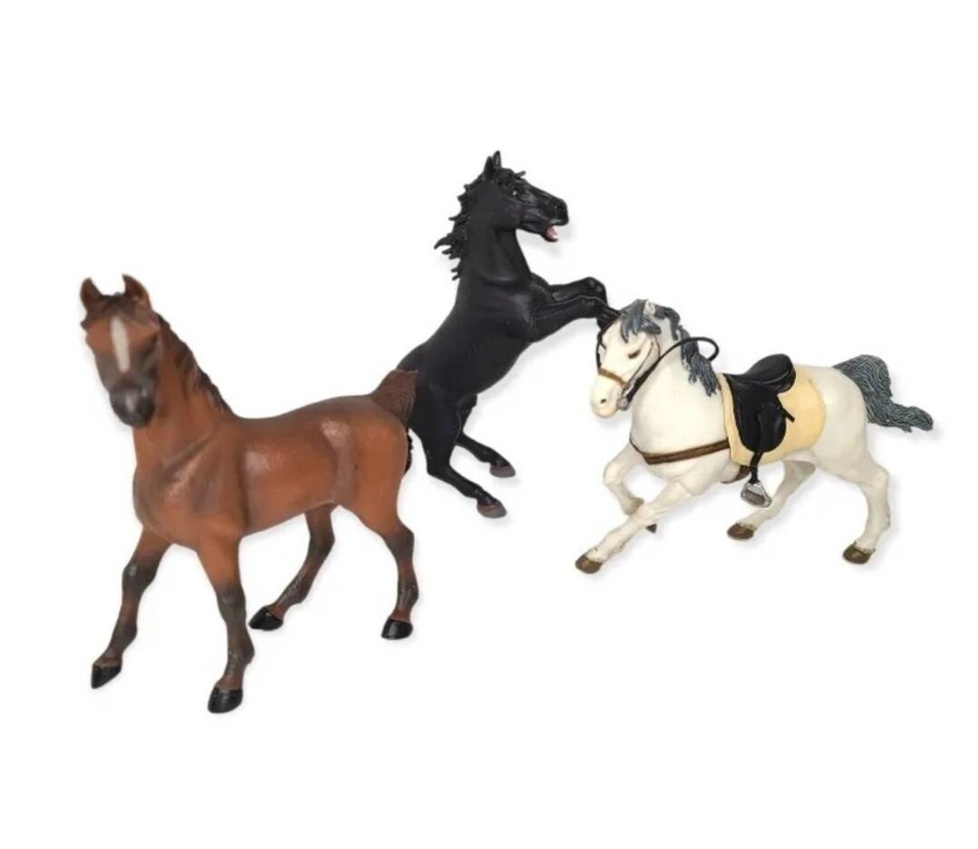 Papo Horses Animal Figure Lot of 3 Farm Ponies Scene Set - Etsy