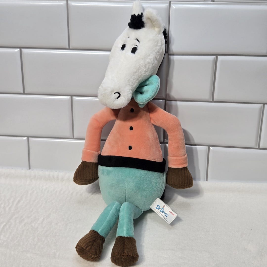 Dr Seuss Plush Horse Museum by Aurora Children's Soft Toy - Etsy