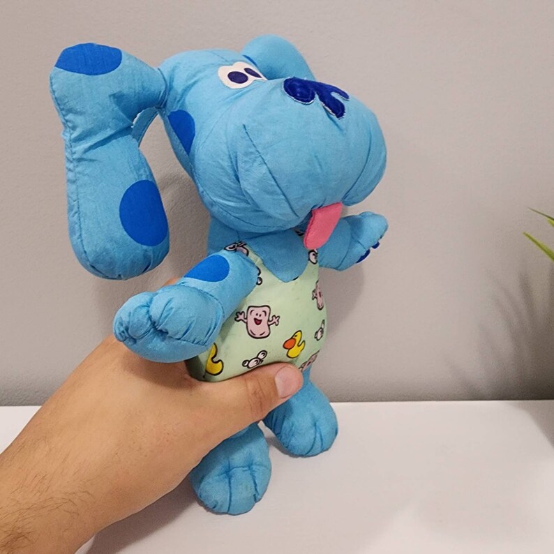 Blues Clues Bath Time Blue 10 Inch Plush Nylon Stuffed Animal - Etsy