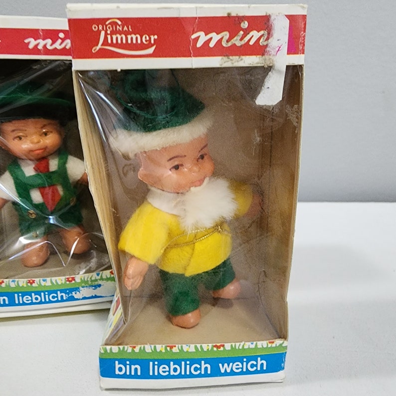 Vintage Mini German Dolls Celluloid Bavarian Boy Girl & Flocked Wolf - Etsy