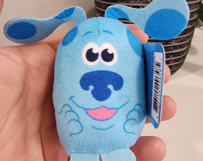 Blue's Clues Mini Podpals Oval Shaped Character Plush Blue Puppy NWT - Etsy