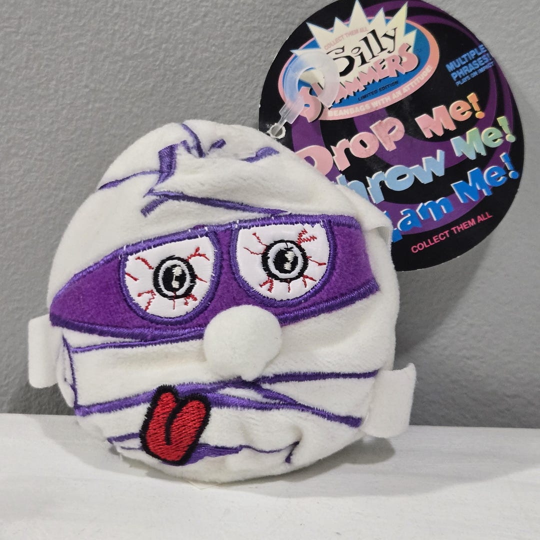 Silly Slammers Beanbag #50 BALMED Mummy Working 1990s Talking - Etsy