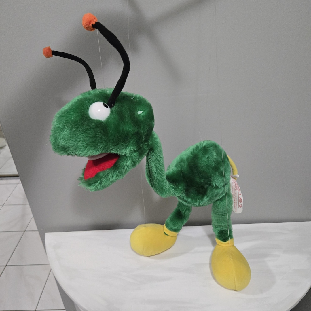 Vintage Handmade Puppet Marionette Alien Dinosaur Creature - Etsy
