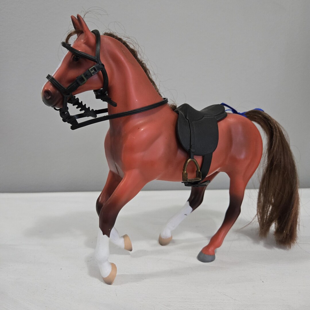 Marchon Horse Figure 1988 Grand Champion GC Brown With Saddle White ...