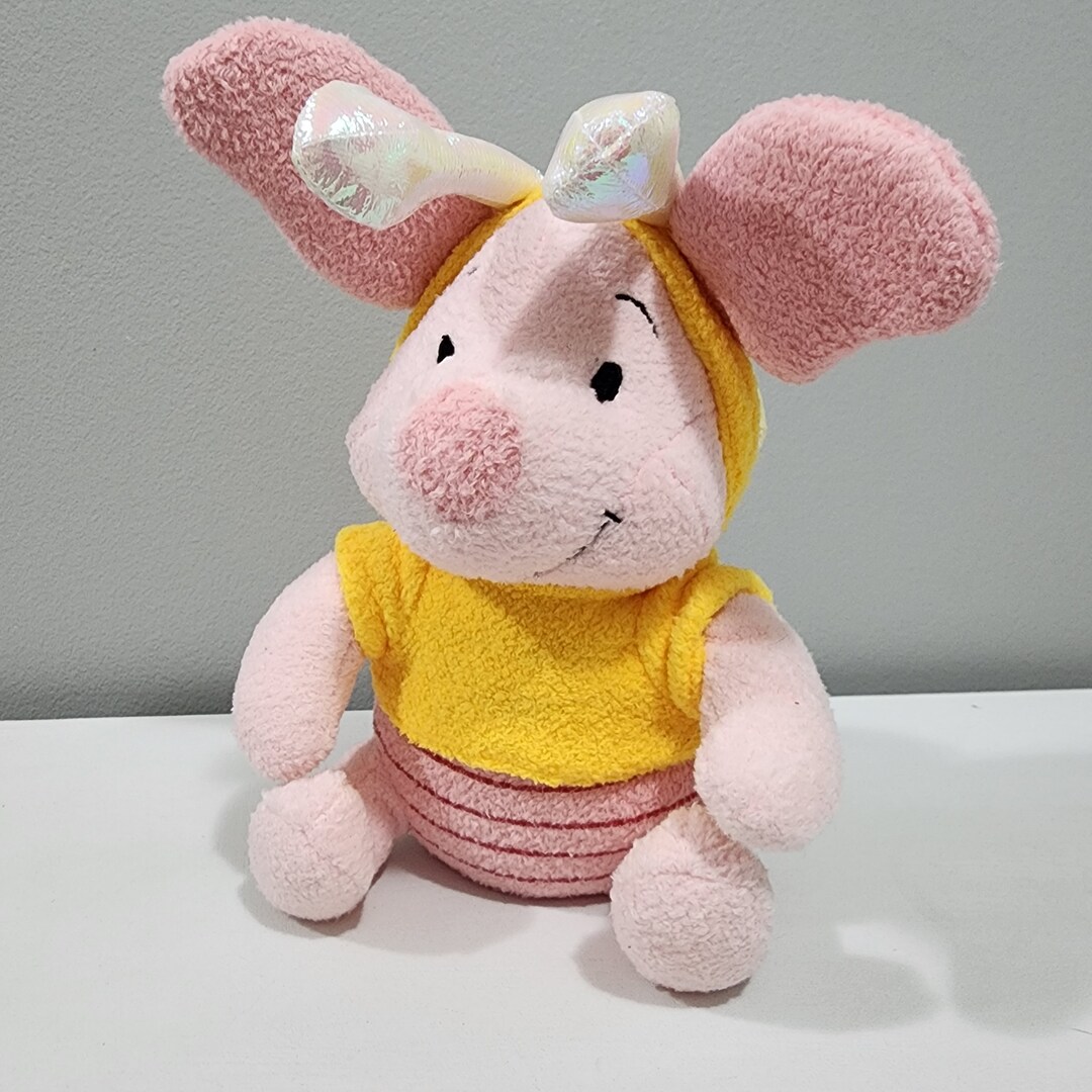 Disney Piglet in Bumble Bee Costume Pink Pig Plush 8" Winnie the Pooh ...
