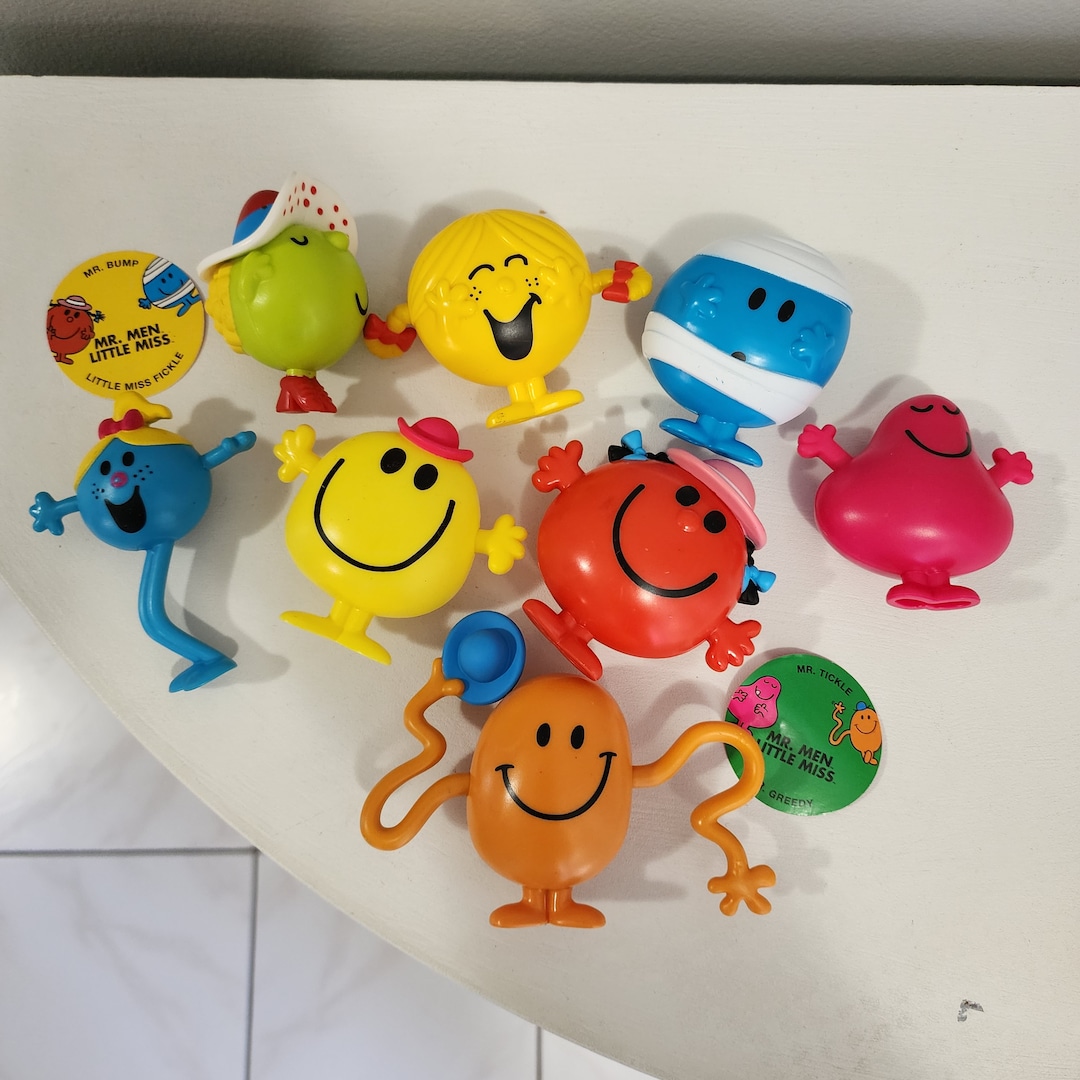 Mcdonalds Mr Men Little Miss Sunshine Lot of 8 Plastic Figures - Etsy