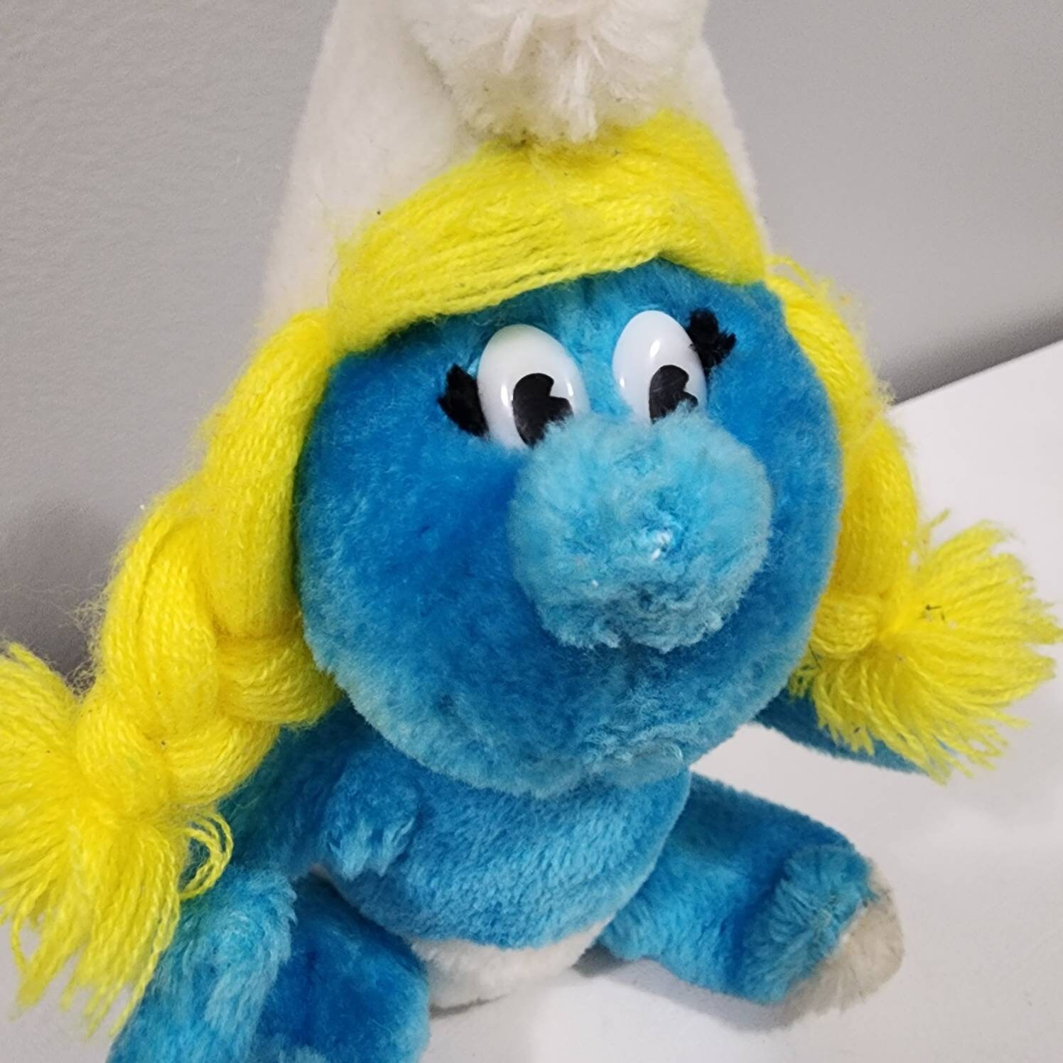 SMURFETTE Vintage 1981 SMURF Stuffed Plush DOLL Toy Ganz Bros - Etsy
