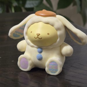 MINISO Characters Fluffy Rabbit Series Pompompurin 3 Mini Collectable ...