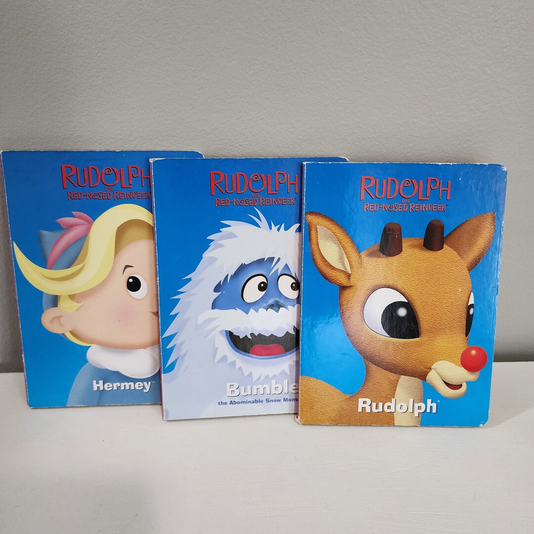 Rudolph the Red Nosed Reindeer Collection of Board Books Set of 3 ...