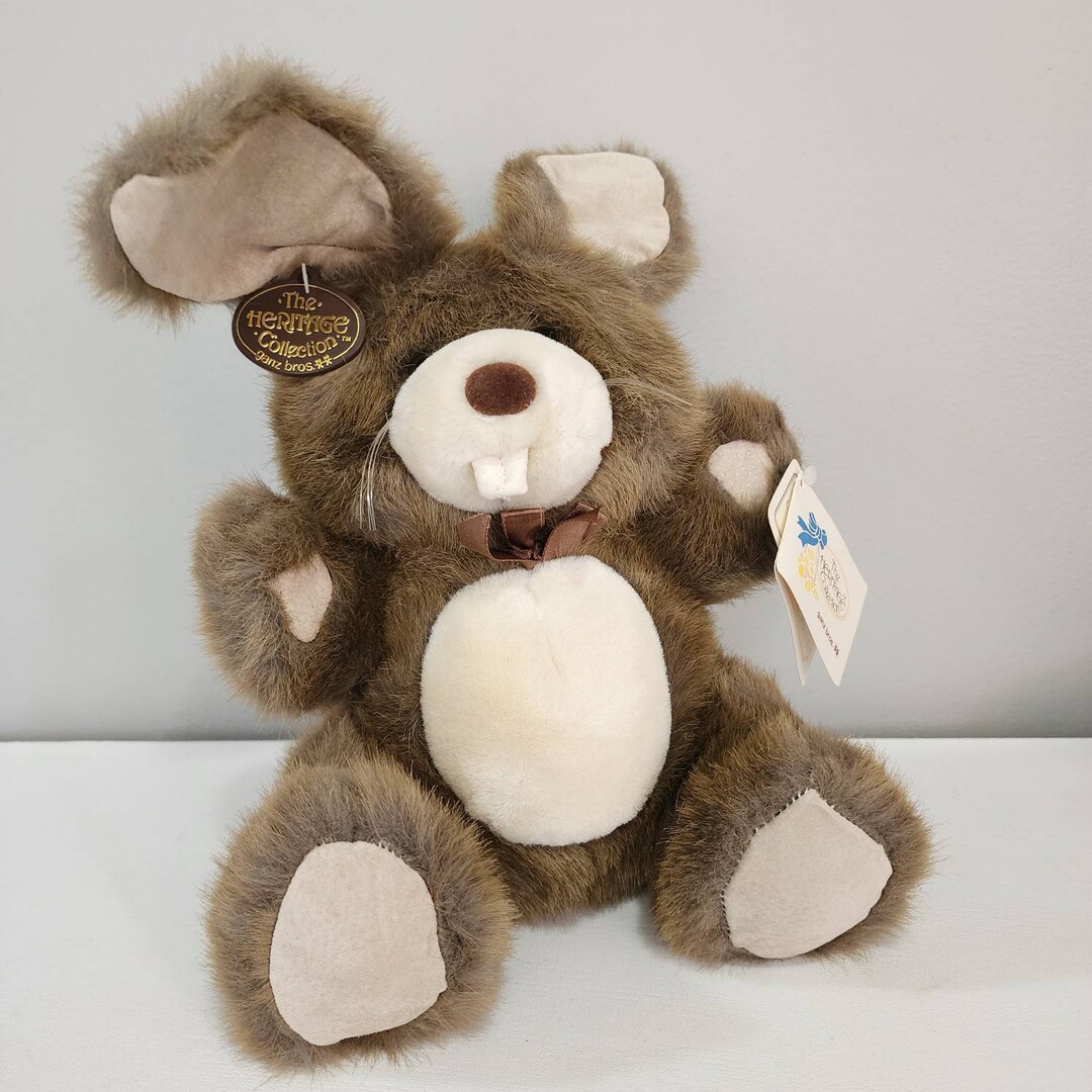 GANZ Heritage Collection Bernard Bunny HE375 Vintage Easter Stuffed ...