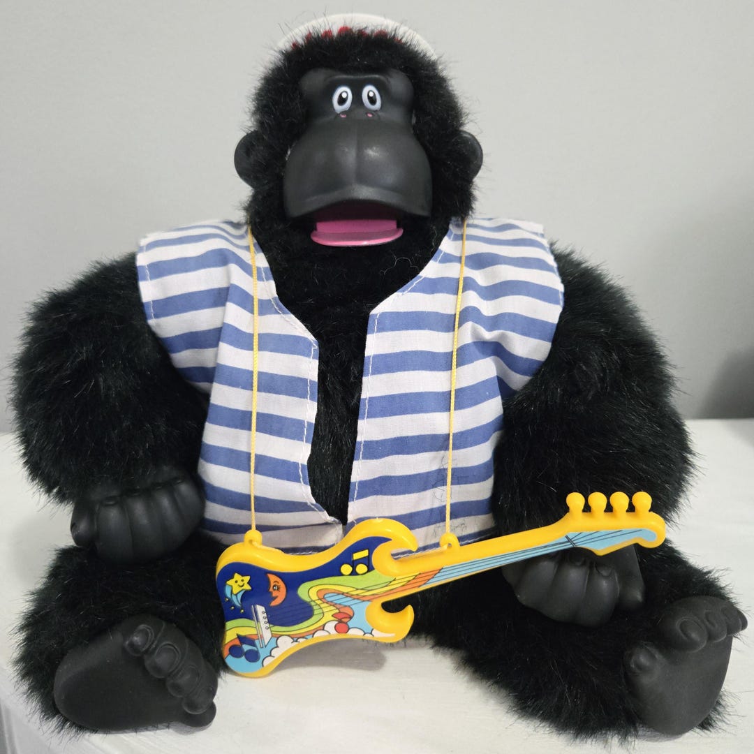 Vintage 90s Magogo Macarena Gorilla in Sailor Suit Monkey Plush Ape ...