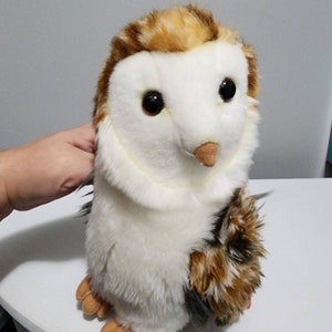 Aurora 13 Inch Plush Barn Owl Stuffed Animal Soft Toy Gift - Etsy
