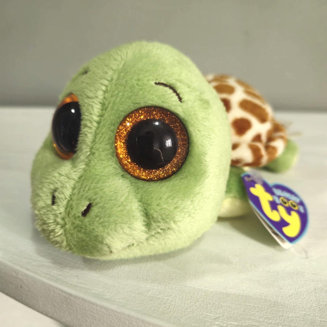 Ty Beanie Babies Boos Sandy the Turtle 6" Gift Plush Stuffed Toy NWT - Etsy
