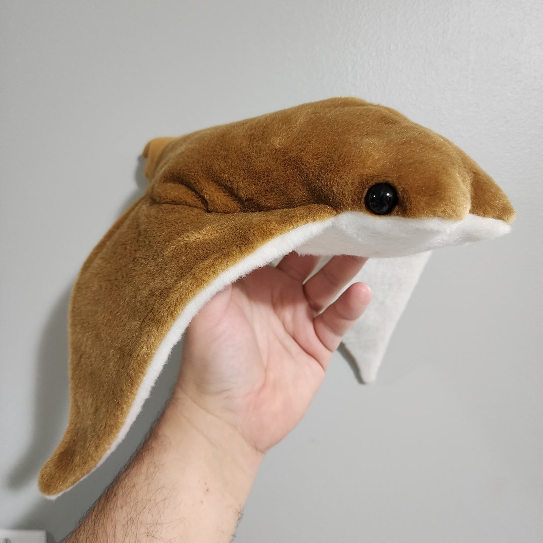 Ripleys Aquarium 13 Inch Cownose Stingray Stuffed Animal Brown Plush ...
