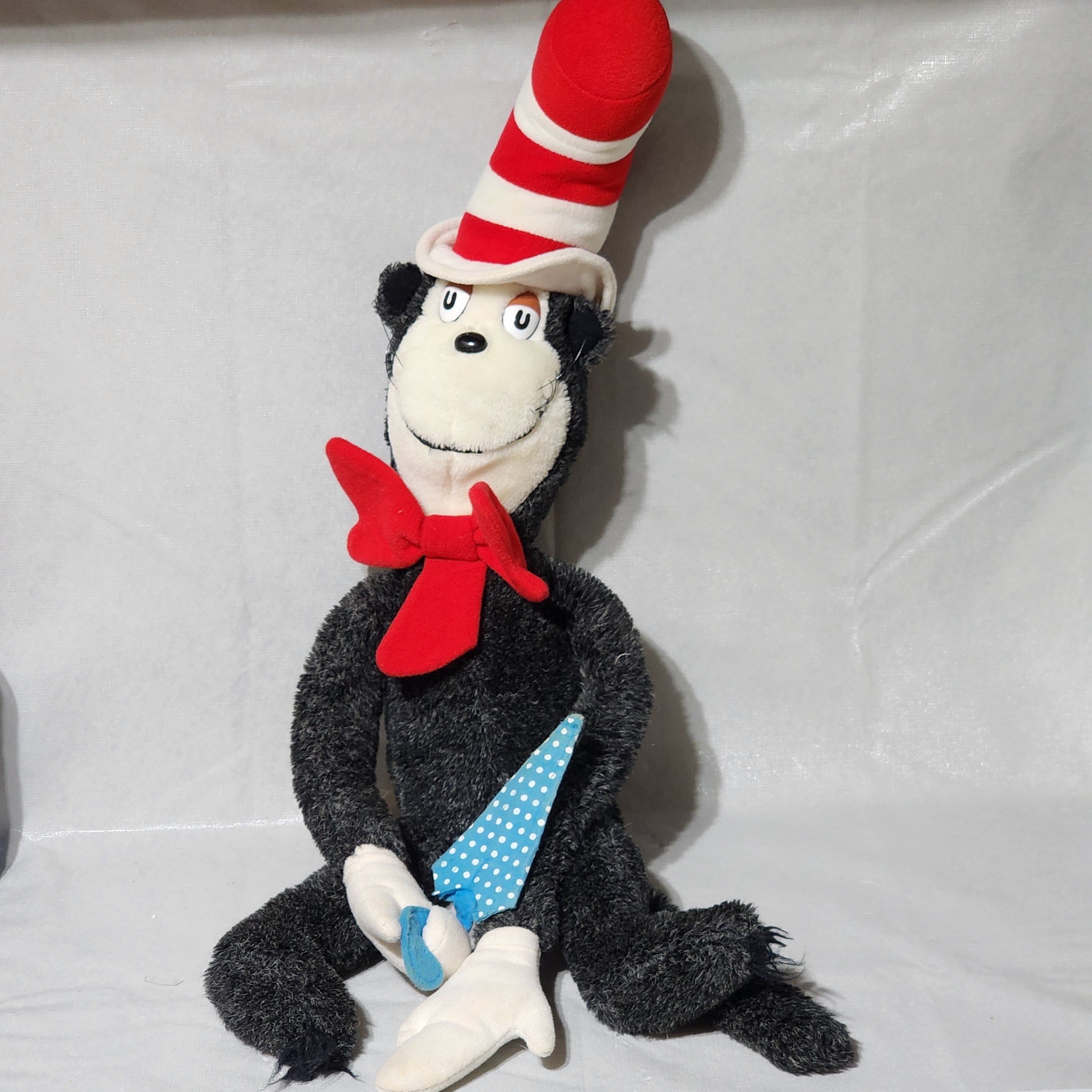 Large Vintage 1983 Cat in the Hat Character Doll With Umbrella by Coleco Etsy
