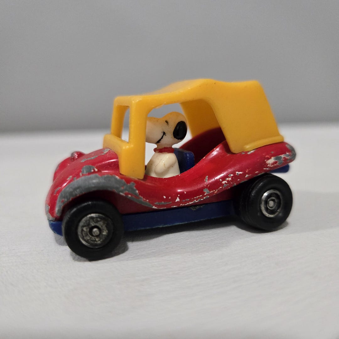 Vintage Snoopy Peanuts Metal Diecast Car 1958 Aviva Dune Buggy Rare C14 ...