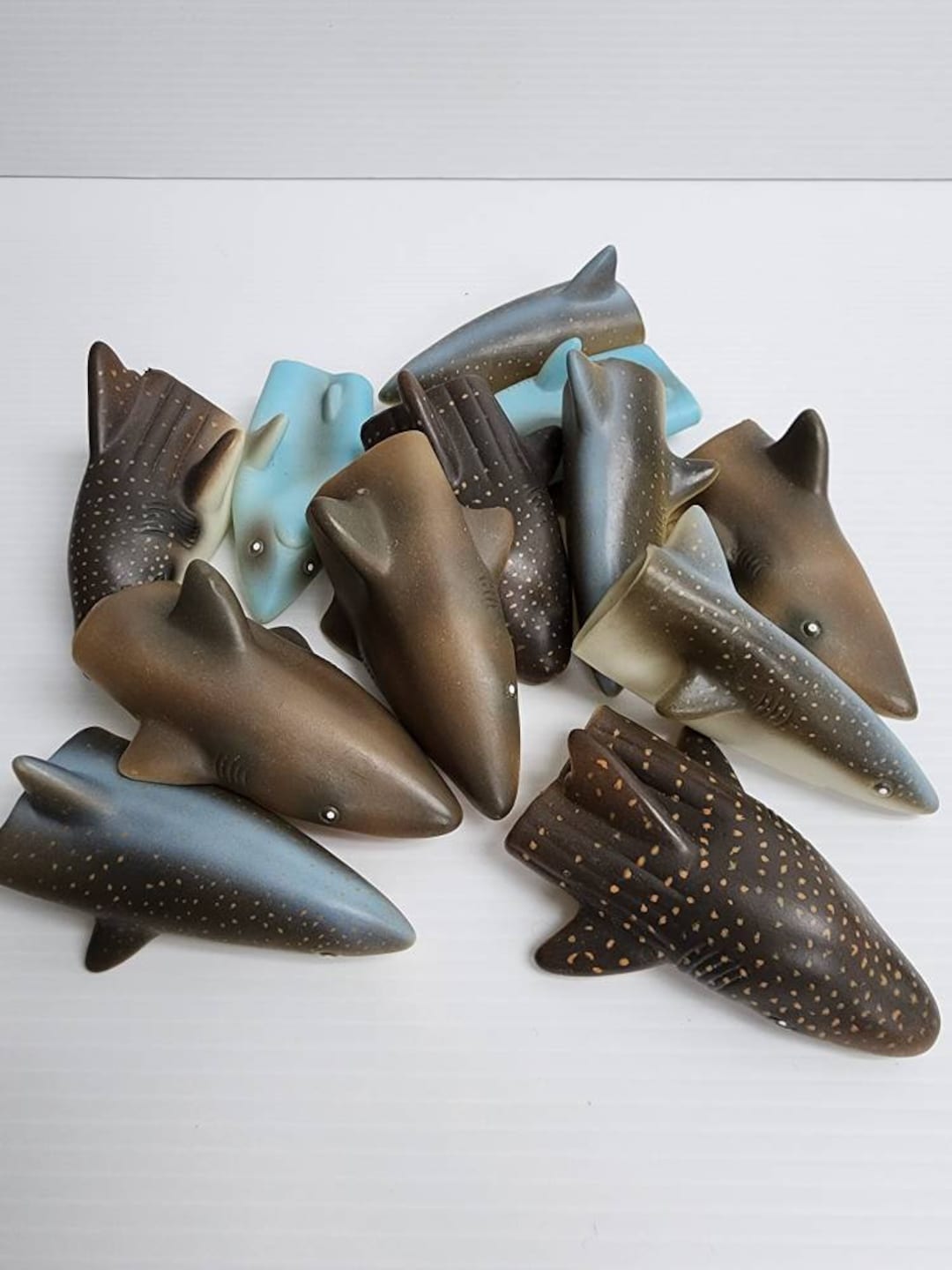Sharks! Great Collection of Toy Shark Finger Puppets 12 Pcs - Etsy