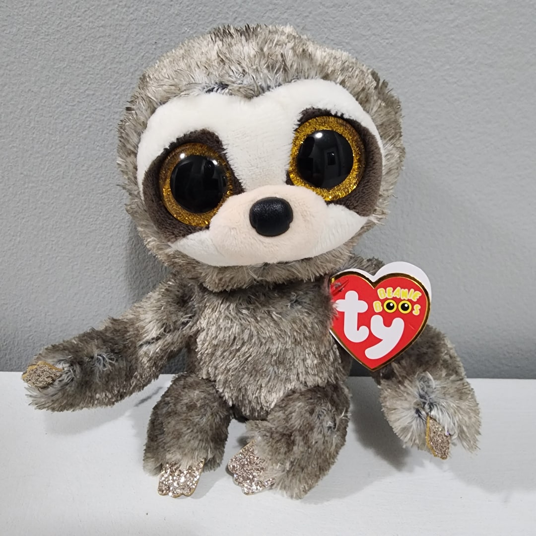 TY Beanie Boos - Dangle the Sloth (glitter Eyes) (6 Inch) NWT - Etsy