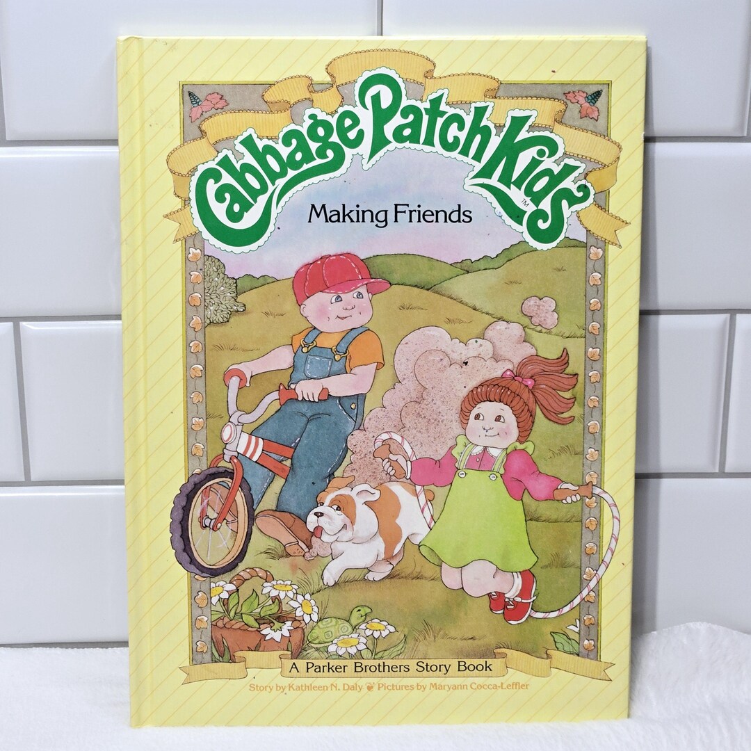 Vintage Cabbage Patch Kids "making Friends" Parker Brothers Book 1984 ...
