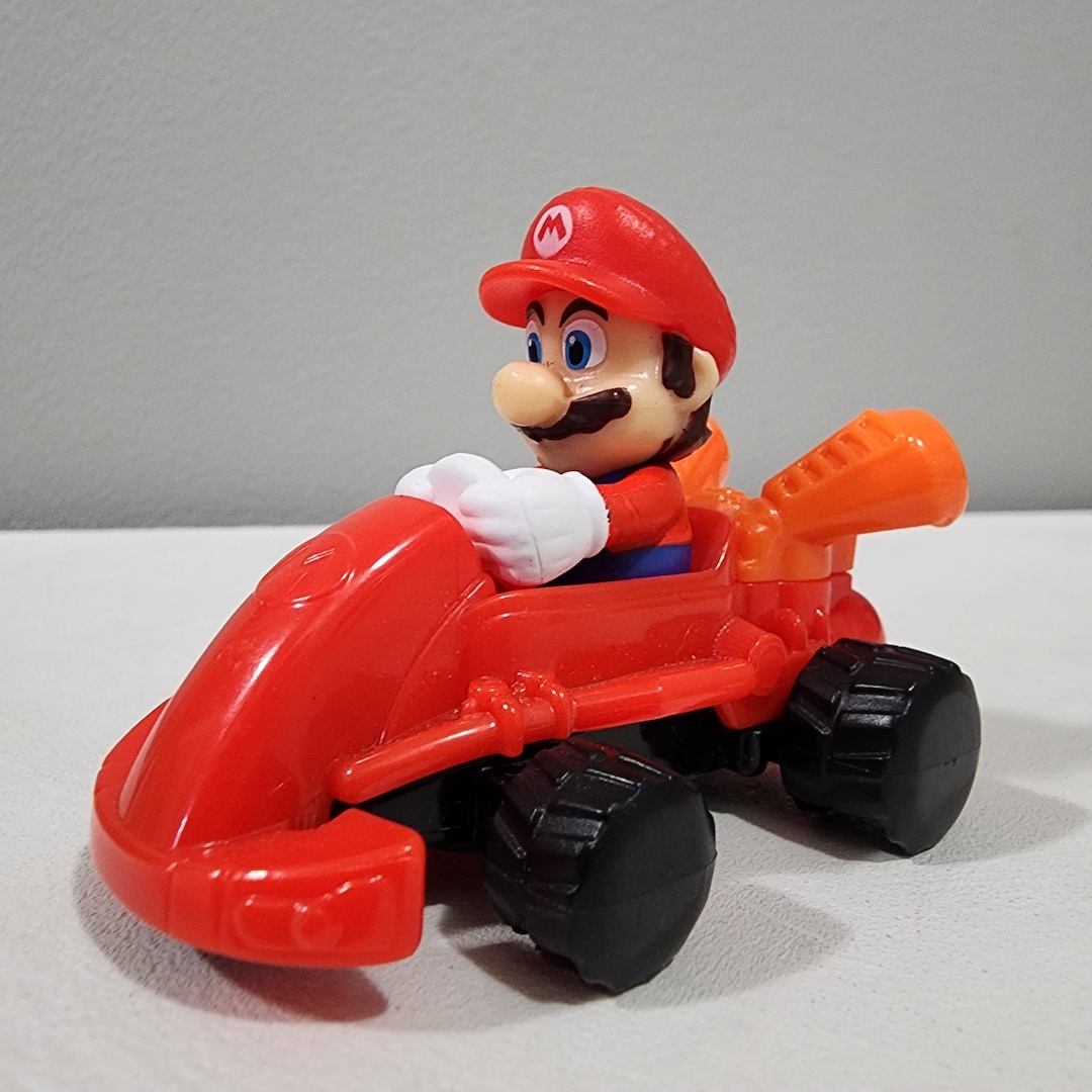 Vintage Super Mario Bros Mario Kart Mario Racer Crazy Cloud Roller Ball ...