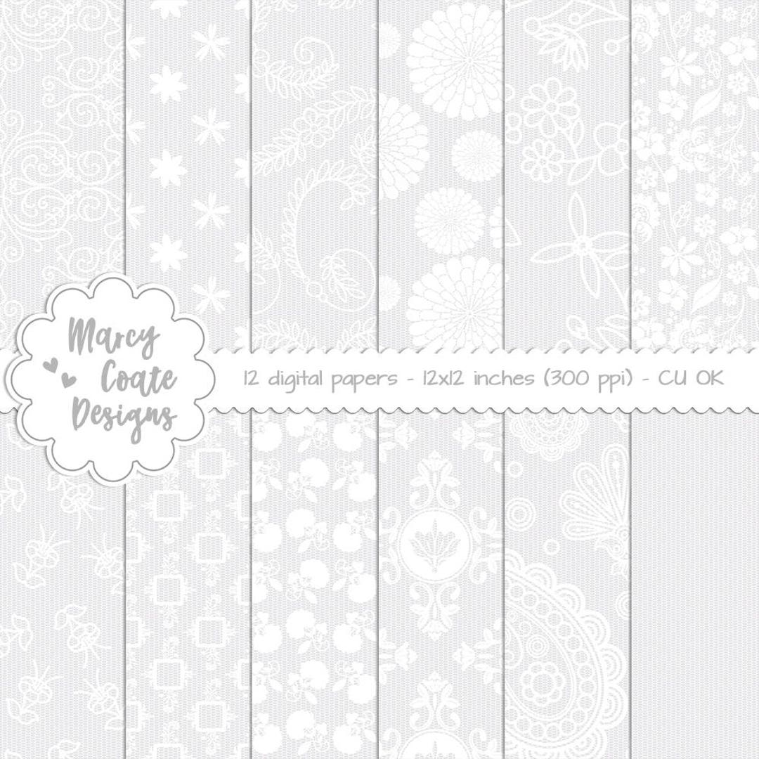 Lace Background Set 2 Lace Digital Paper Commercial Use - Etsy
