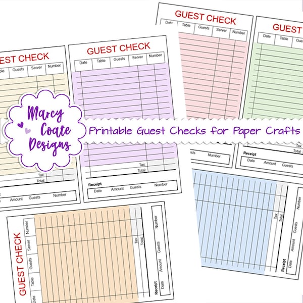 Printable Check - Etsy