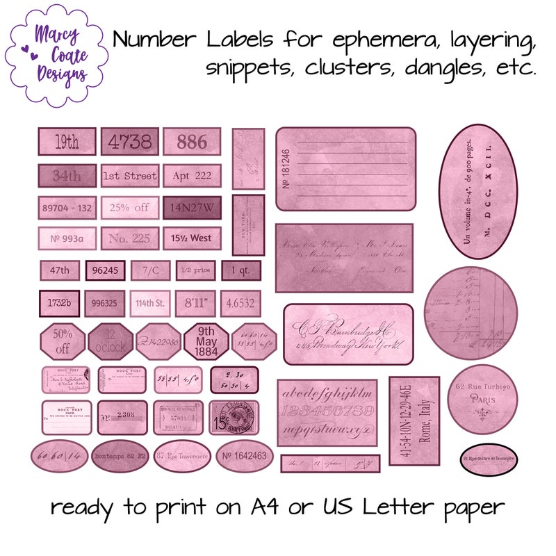 Pink Labels - Etsy