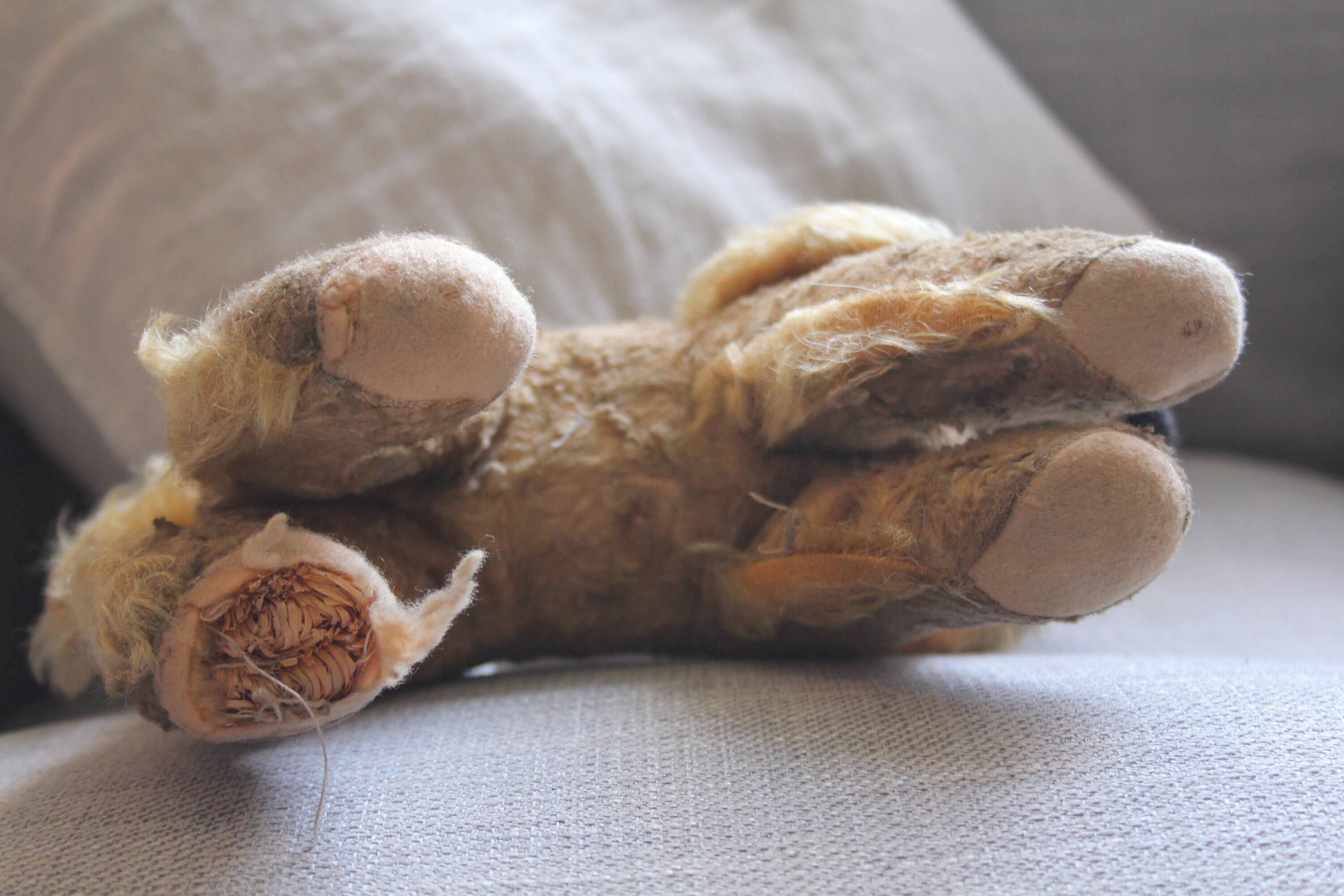 Lovely Vintage Chad Valley Straw Filled Dog - Etsy